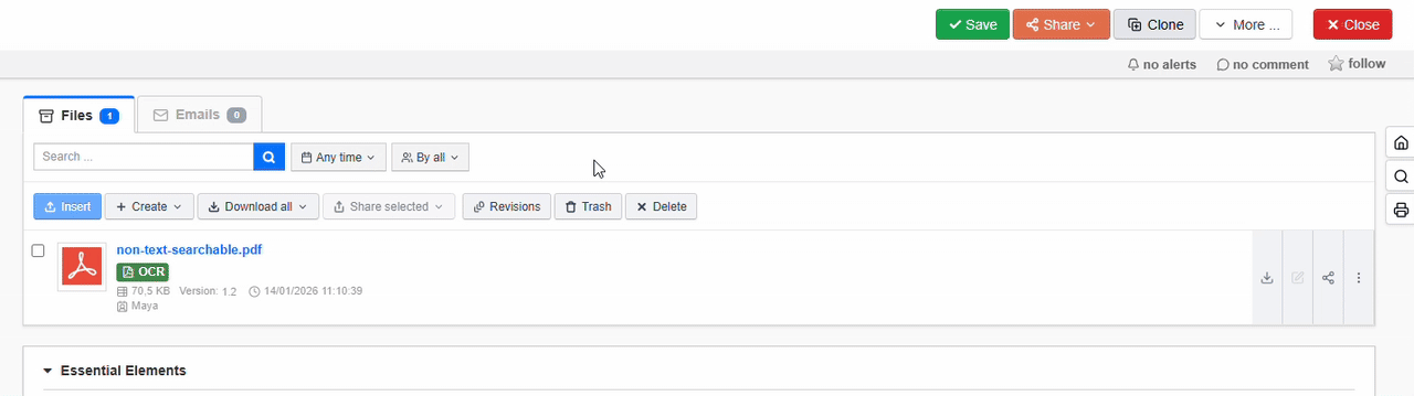 OCR in McFile: OCR-enable your PDFs to easily extract and search ...